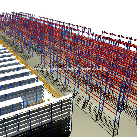 Buy Wholesale China Peterack Industrial Steel Mezzanines Racking Multi ...
