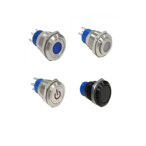 Buy Wholesale China 19mm Metal Switches Anti-vadal Pushbutton Switches ...
