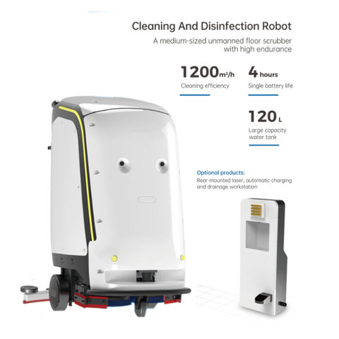 Buy Wholesale China Intelligent Floor Scrubber Robot Commercial ...