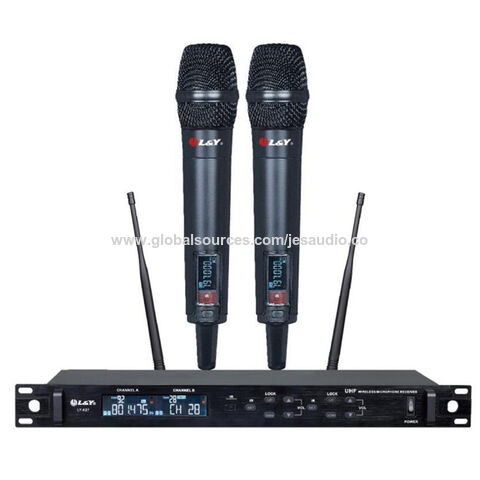 Buy Wholesale China Wireless Microphone System, Uhf Dual Channel, Ir ...