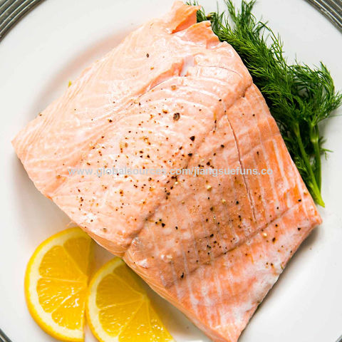 Buy Wholesale China Frozen Roasted Salmon Chunk With Seasonings ...