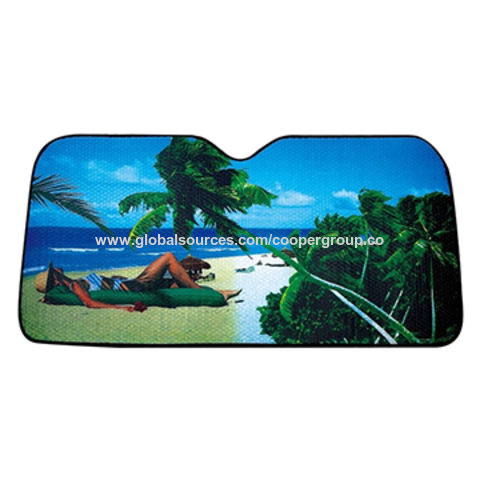 Buy Wholesale China Promotional Gift Advertising Cardboard Car Sunshade ...
