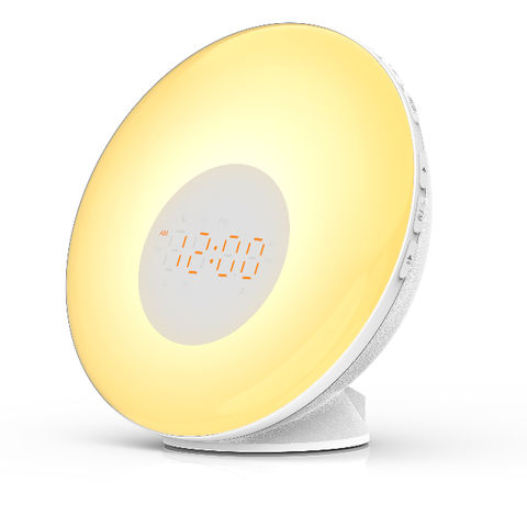 Buy Wholesale China Smart Sunrise Wake-up Light Alarm Clock With Radio ...