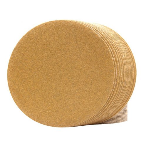 Buy Wholesale China 6 Inch Gold Yellow Sanding Paper Disc For Metal ...