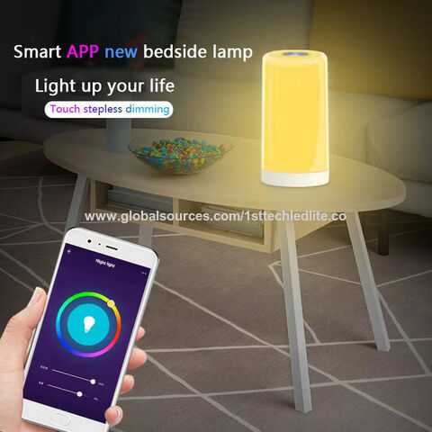 Buy Wholesale China Smart Table Lamp, Dimmable App Wi-fi Control Lamp ...