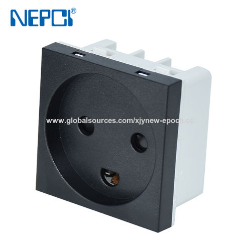 Buy Wholesale China 3 Pin Plug K Denmark Socket Outlet Grounded 250v ...