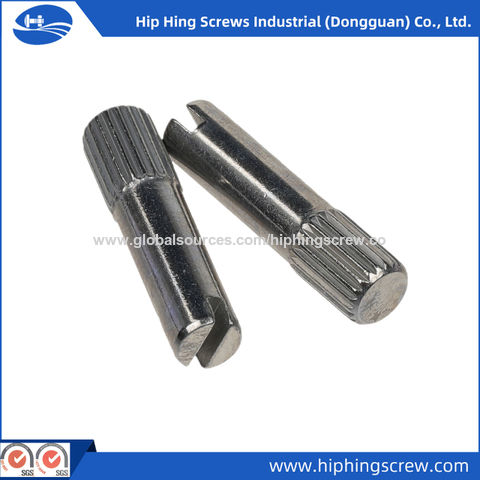 5x21 Straight Knurl Pivot Pin Zinc Nickel Plating - Expore China ...