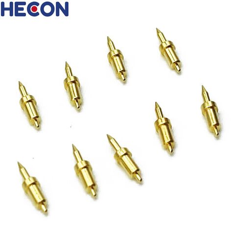 Buy Wholesale China Machined Pin Connector Gold Plated Brass Round Pin ...