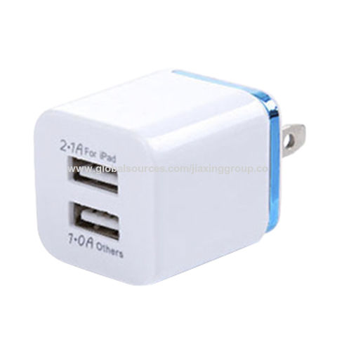 Buy Wholesale China High Quality Us/eu Plug 5v 2.1/1a Dual Usb Ac Power ...