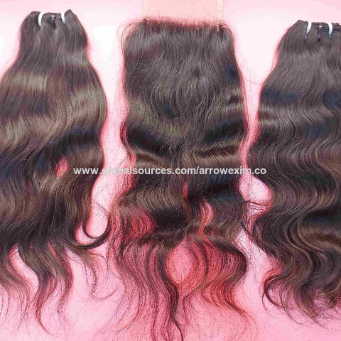 Buy Wholesale India Virgin Indian Wave Weave Hair Cuticle Aligned ...