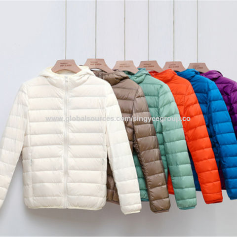 Buy Wholesale China Down Jacket Ladies Casual Light Down Jacket Hooded ...