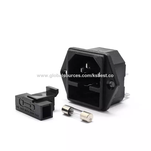 Buy Wholesale China Screws Holes 3 Pin Iec320 C14 Ac Inlet Connector ...