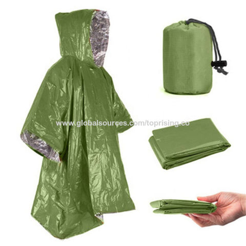Buy Wholesale China Custom Emergency Survival Raincoat Reflective ...