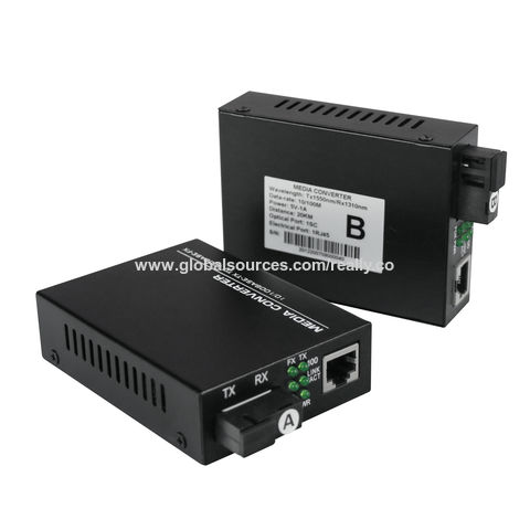Buy Wholesale China 10/100m 1310nm 1550nm Media Converter Wdm Single ...