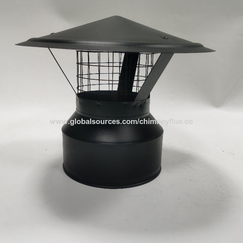 Buy Wholesale China Custom Twin Wall System Black Fireplace Chimney ...