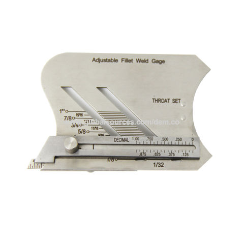 Buy Wholesale China Dem Wg023 Adjustable Fillet Weld Gauge Thickness ...
