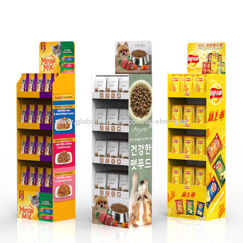 Pet Food Display Stand Dog Food Display Cat Food Floor Display Stand ...
