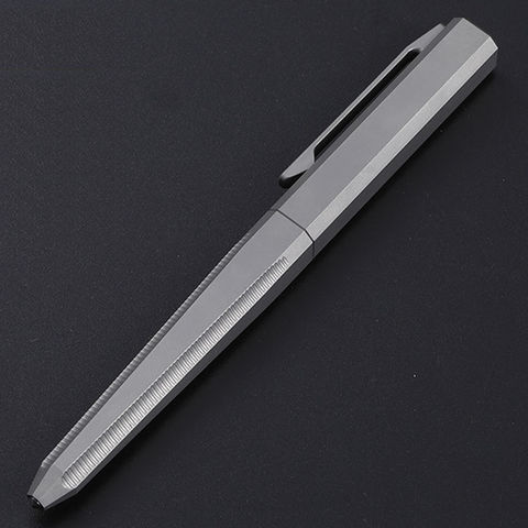 Buy Wholesale China Cnc Machined Titanium Tactical Pen, With Window ...