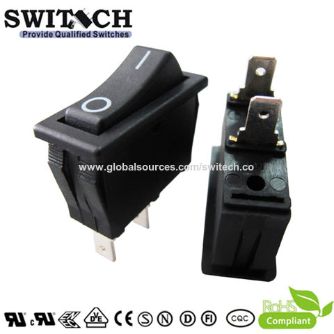 Buy Wholesale China Switech Side Edge Terminal On Off Spst Rocker ...