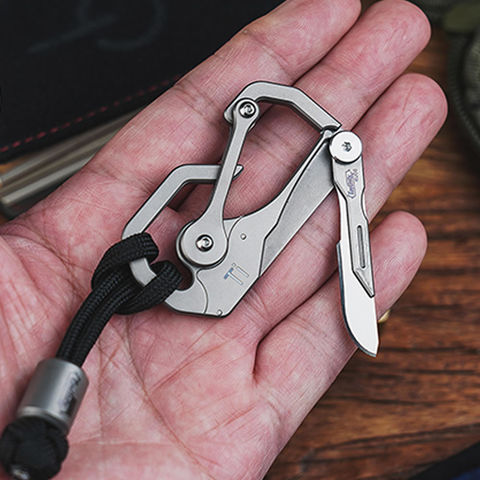 Buy Wholesale China Cnc Machined Titanium Multi Function Keychain, For ...