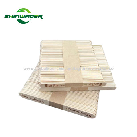 Food Grade Wood Biodegradable Oem & Odm Custom Printed Logo Popsicle ...