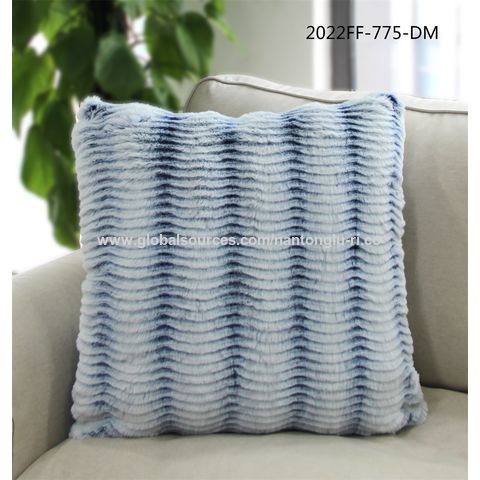 Buy Wholesale China Rabbit Fur Pillow Home Soft Assembly Decorative ...