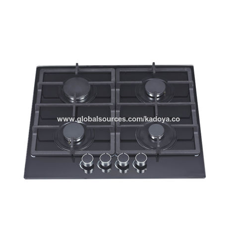 Buy Wholesale China 4 Burner Gas Stove Auto Ignition Glass Top Delicate ...