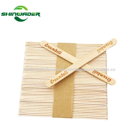 Eco Friendly Natural Disposable Wooden Ice Cream Spoon $0.0008 ...