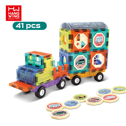 Buy Wholesale China Color Pipe Magnetic Building Blocks Car 3d ...