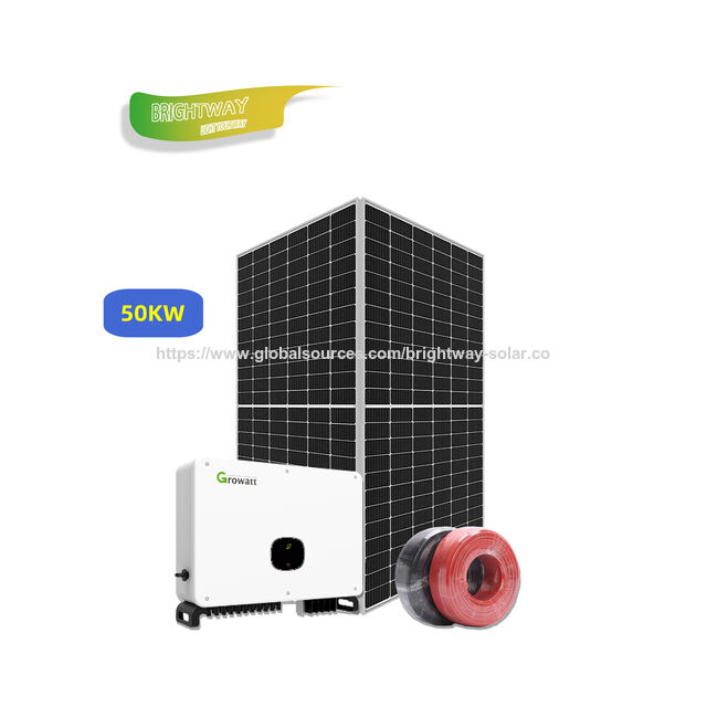 Buy Wholesale China On Grid 50kw Solar Panel Set 65000w 1100v System ...