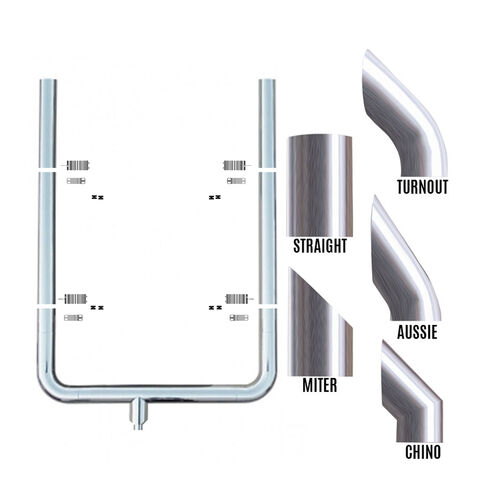 Peterbilt Stack Kits Truck Stack 7inch Kit $689 - Wholesale China Truck ...