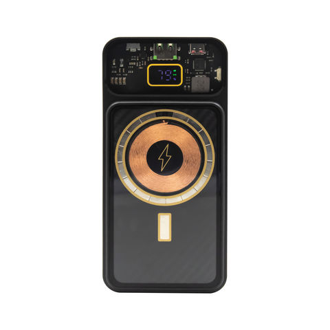 Buy Wholesale China 10000mah Magnetic Wireless Charging Transparent ...