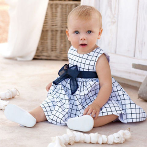 Buy Wholesale China Children' Short Sleeve Baby Dress, Customized Logos ...