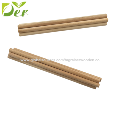 Buy Wholesale China High Quality Wood Round Stick Wooden Dowel Wooden ...