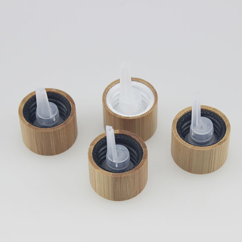 Buy Wholesale China 18mm Bamboo Screw Cap With Vertical Dropper Insert ...