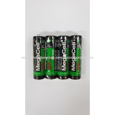 Achetez en gros Pile Aa R6 Mégacell Carbone De Zinc Batterie à Cellules ...