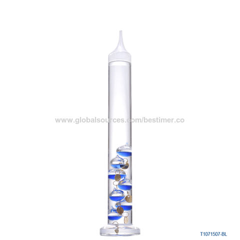 Buy Wholesale China Galileo Thermometer With Blue Floating Balls For ...
