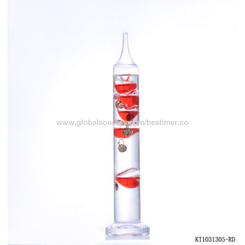 Buy Wholesale China Bestimer Household Galileo Thermometer With Red ...