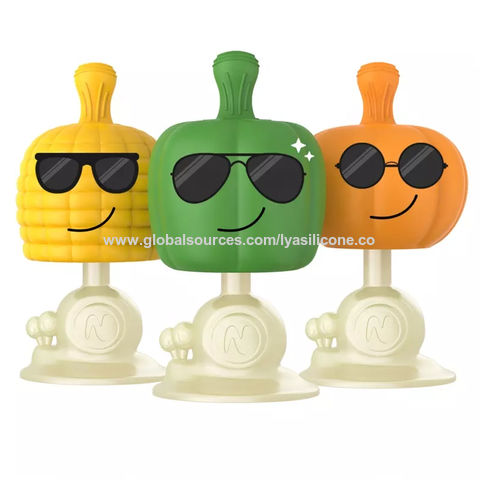 Buy Wholesale China Silicone Baby Teether Vegetables Teethers Eco ...