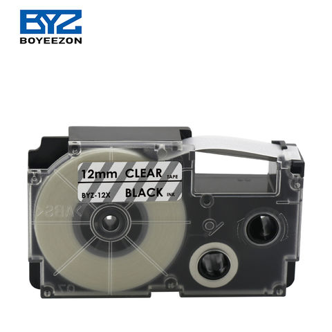 Buy Wholesale China Xr-12x Black On Clear 12mm Ez Label Cassettes Byz ...