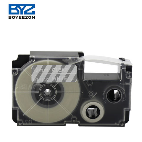 Buy Wholesale China Xr-12ax White On Clear Cassette Labels Byz-12ax For ...