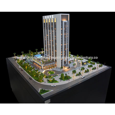 Buy Wholesale China Commercial Building Model For Rove Hotel & Scale ...
