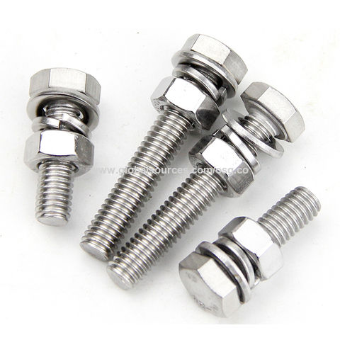 Buy Wholesale China Wholesale Stainless Steel Bolt Nuts Hex Head Flange ...