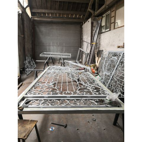 Buy Wholesale China Wrought Iron Gates China Steel Driveway Swing ...