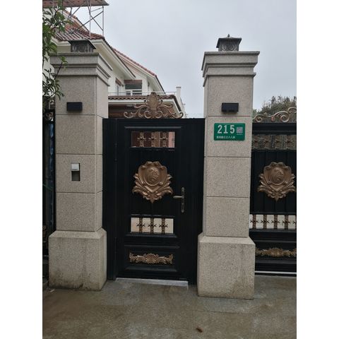 Buy Wholesale China Wrought Iron Gates China Steel Driveway Swing ...