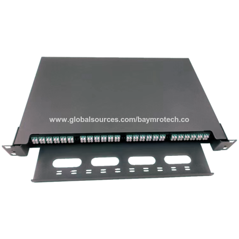 Buy Wholesale China Baymrotech Mpo/mtp Slide Drawer Patch Panel 1/2/3/4u 4 Modules Simplex ...