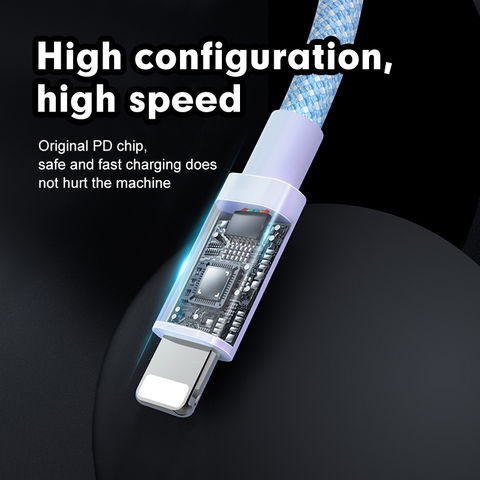 Buy Wholesale China 3a Pd Fast Charging Usb C To Usb C Cable Pd 27w 8 Pin Nylon Type C Pd Cable ...