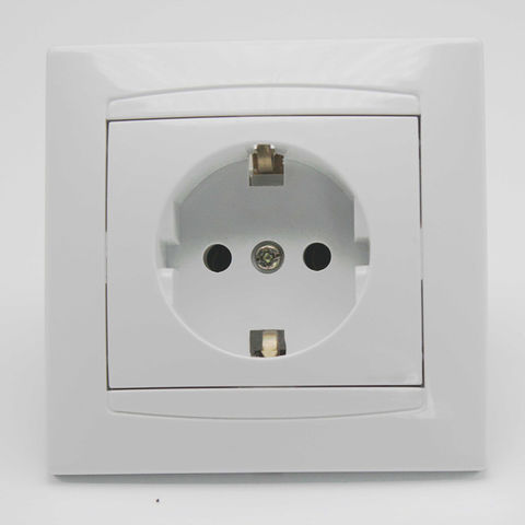 Buy Wholesale China Discount Promotion Wall Power Socket White Color Pc ...