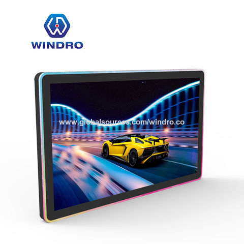 21.5" 23.8"27"32"43" Halo Framed Touch Screen Lcd Monitor Display With ...