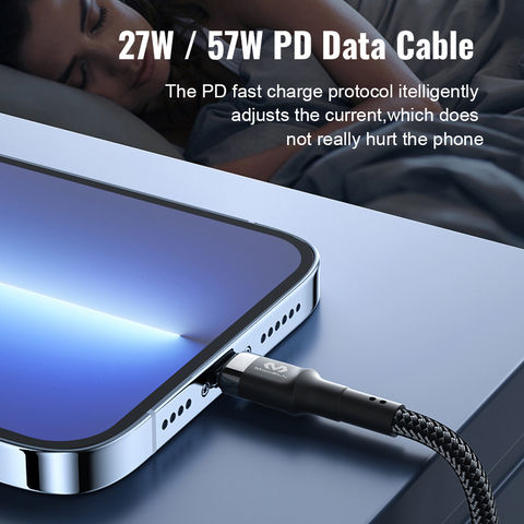 Buy Wholesale China Veaqee Pd Cable Usb C Pd 27w Aluminum Nylon Usb C ...